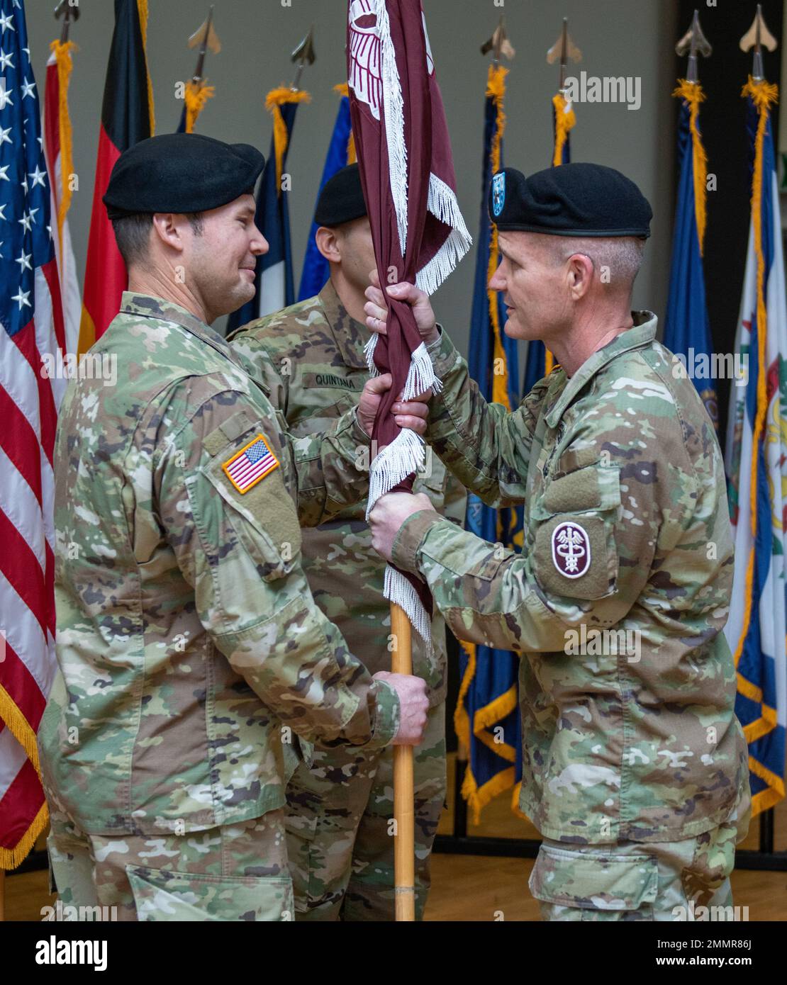 U.S. Army Brig. Gen. Clinton K. Murray (right), Regional Health Command ...