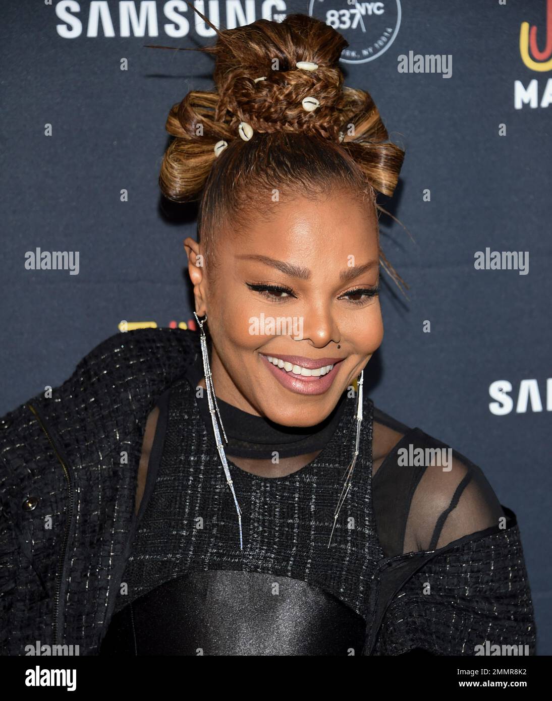 Singer Janet Jackson attends her "Made For Now" single release party at ...