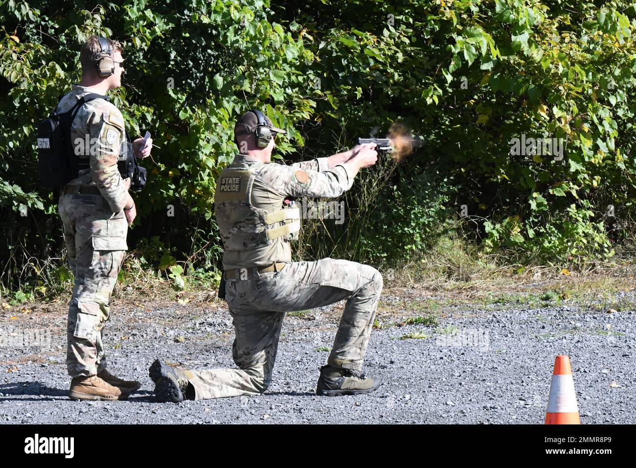 Soldiers from the 91st Military Police Battalion and civilian law ...