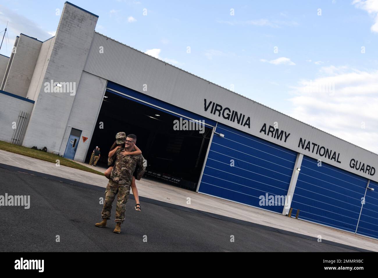 The first group of Virginia National Guard Soldiers assigned to Task ...