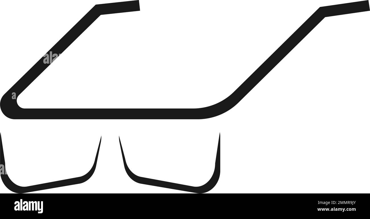 glasses logo stock vektor template Stock Vector Image & Art - Alamy