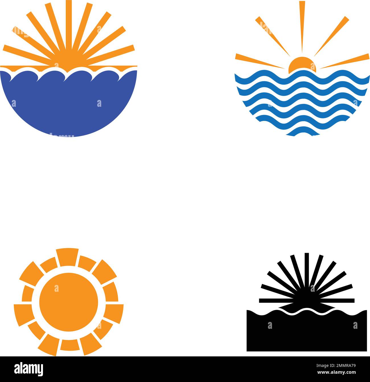 sun logo stock illustration design Stock Vector Image & Art - Alamy