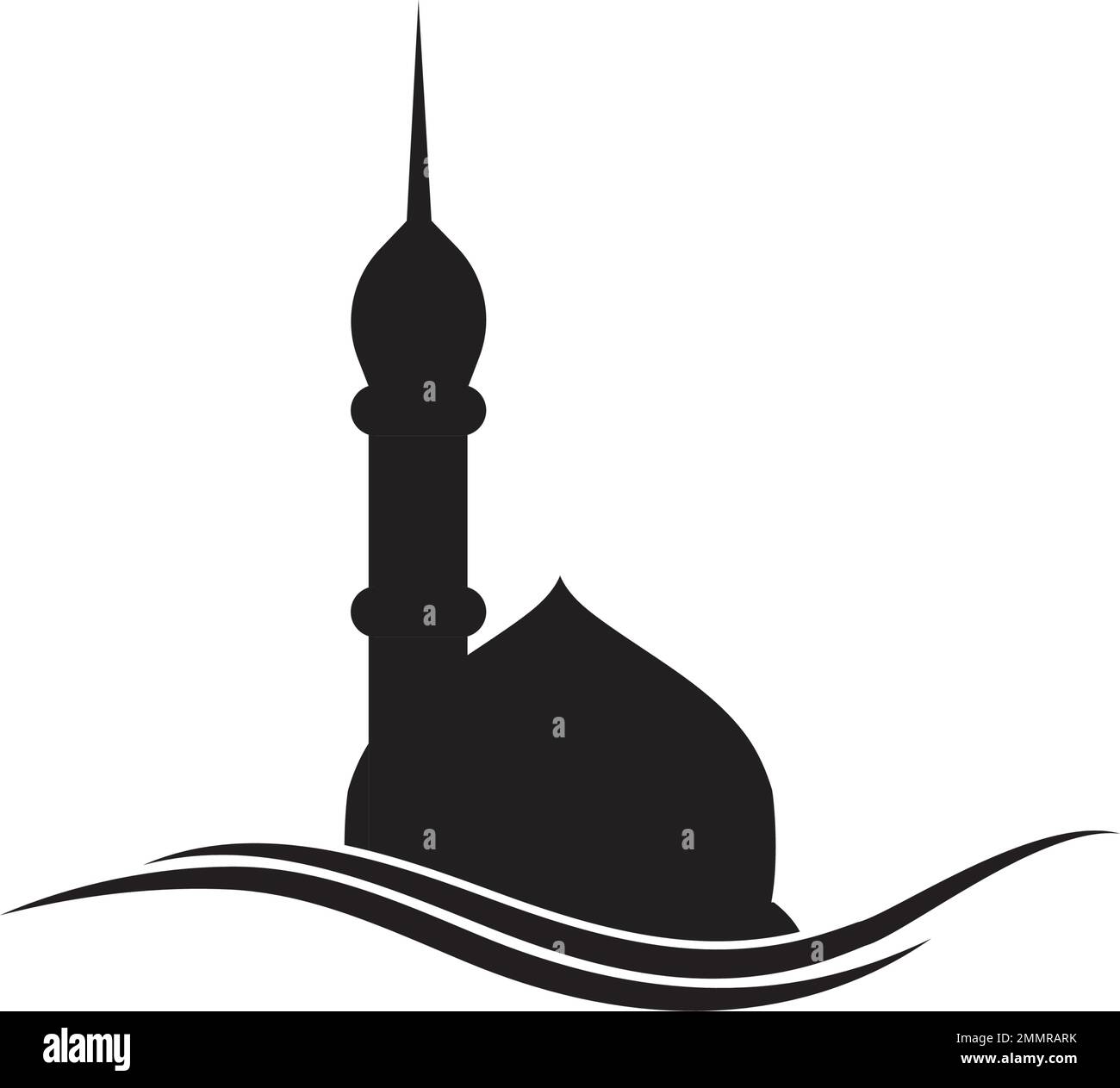 mosque logo stock vektor template Stock Vector Image & Art - Alamy