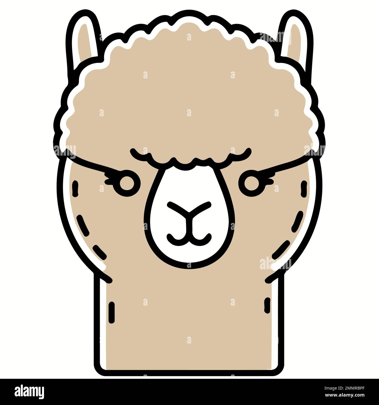 Camelid vector vectors hi-res stock photography and images - Alamy