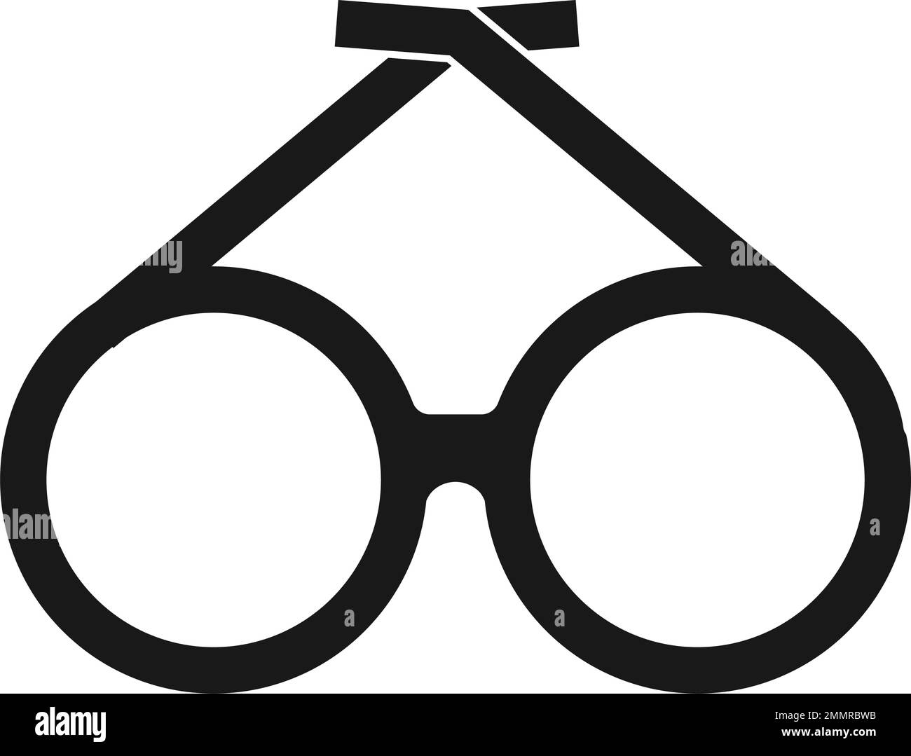 glasses logo stock vektor template Stock Vector Image & Art - Alamy