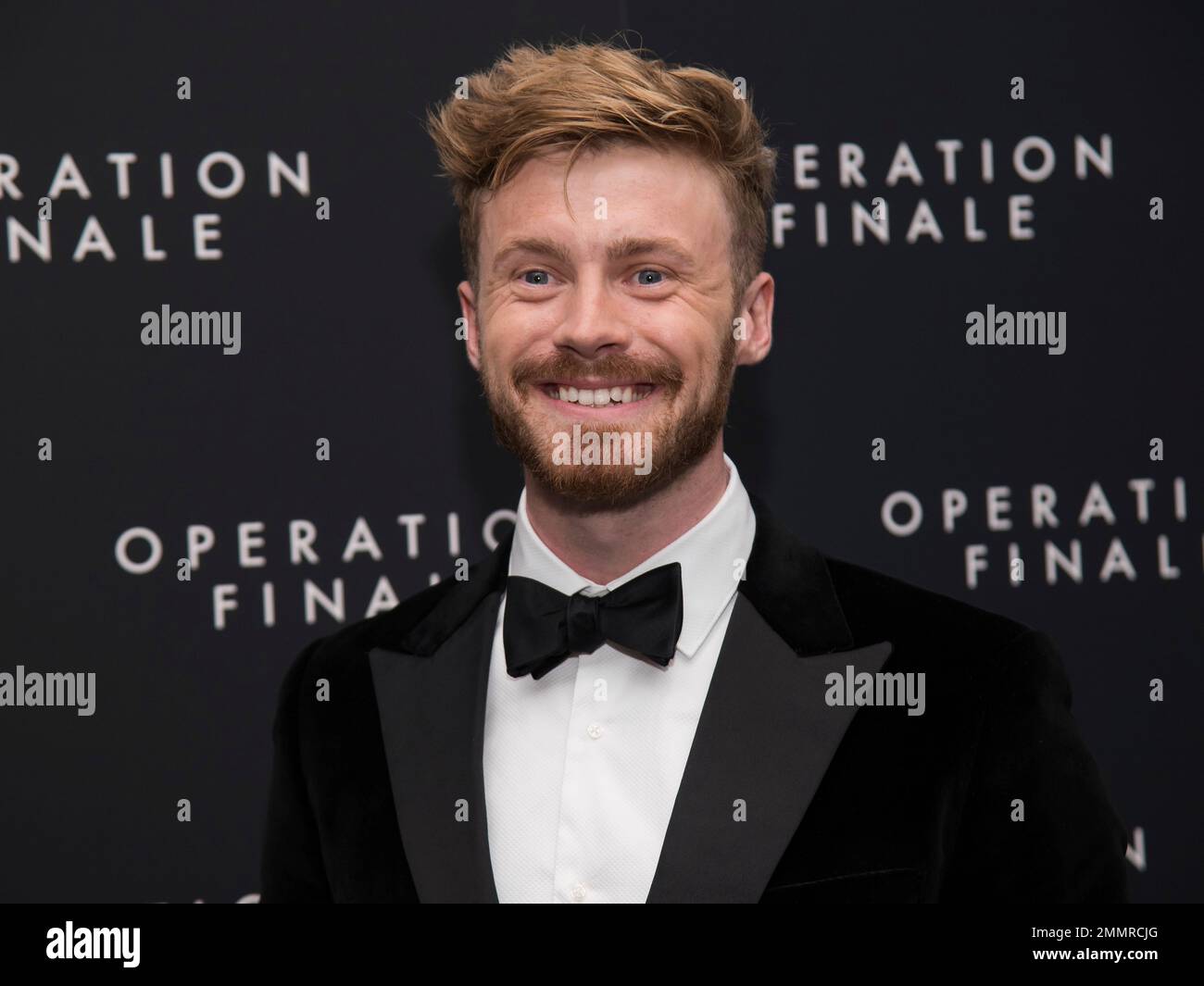 Matthew Orton attends the premiere of "Operation Finale" at the Walter ...