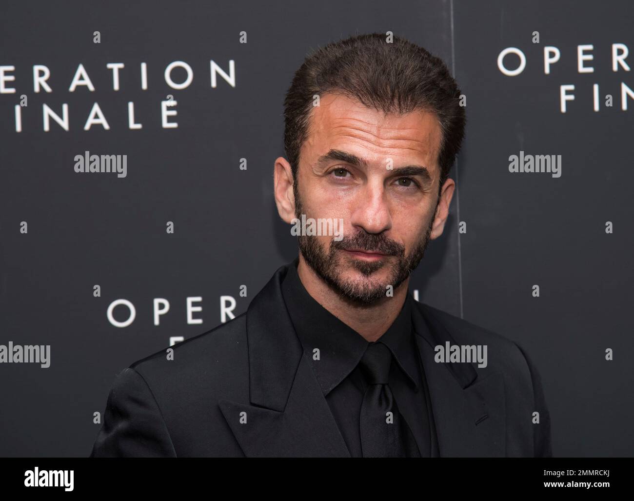 Michael Aronov attends the premiere of "Operation Finale" at the Walter ...