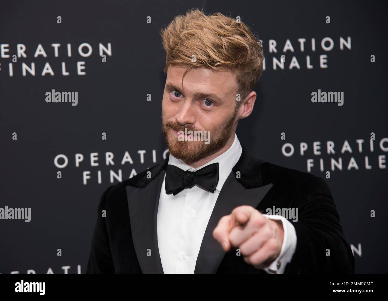 Matthew Orton attends the premiere of "Operation Finale" at the Walter ...