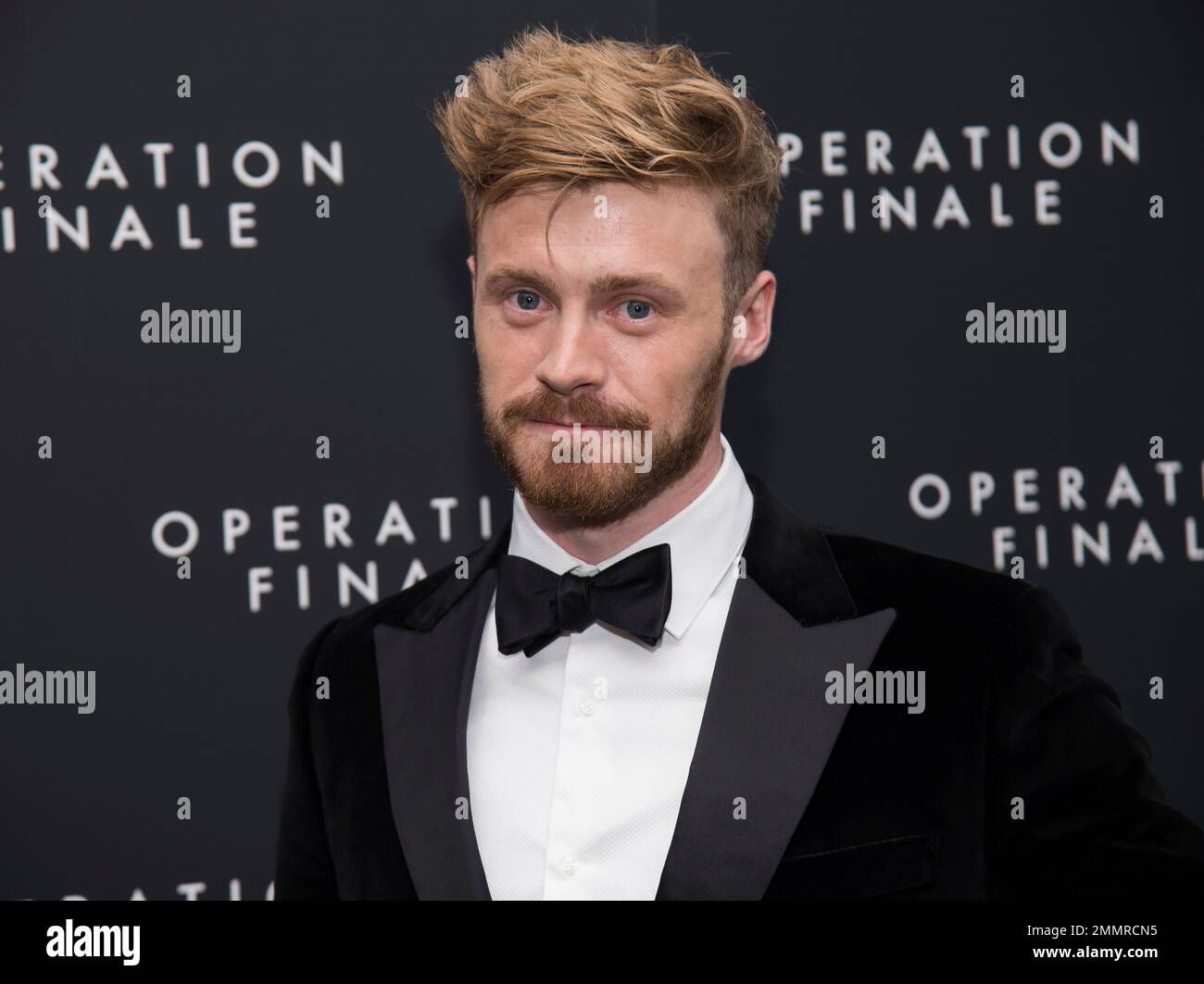 Matthew Orton attends the premiere of "Operation Finale" at the Walter ...