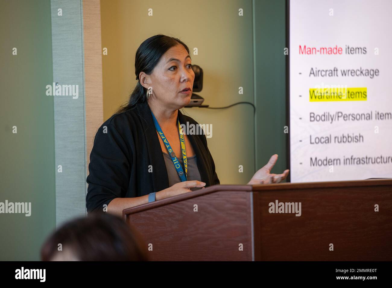 Dr. Denise To, laboratory manager at the Defense POW/MIA Accounting ...