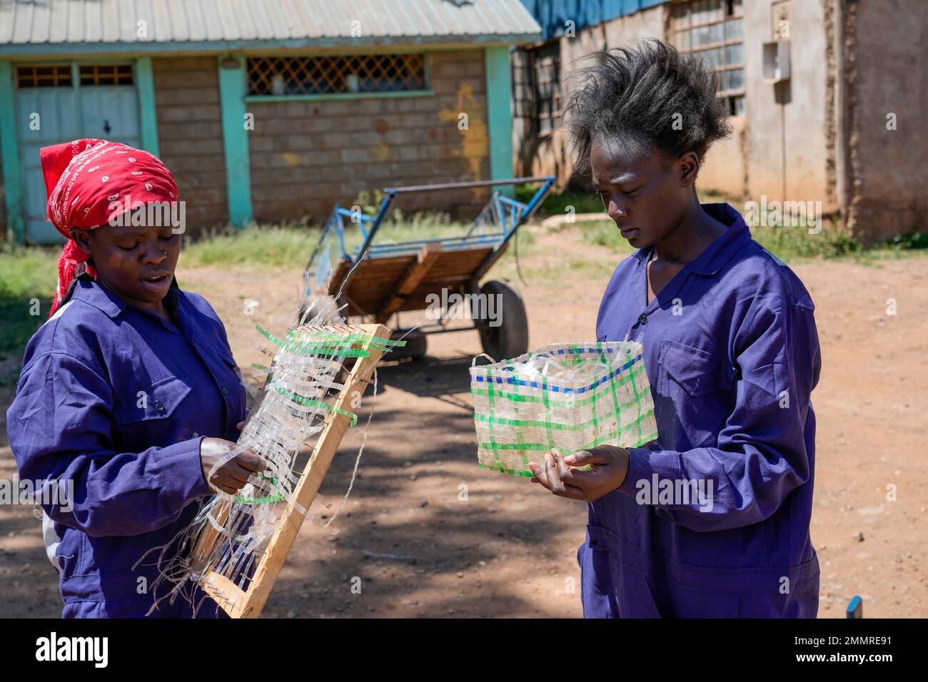 Members of the community-based organization Mazingira Yetu, Swahili for ...