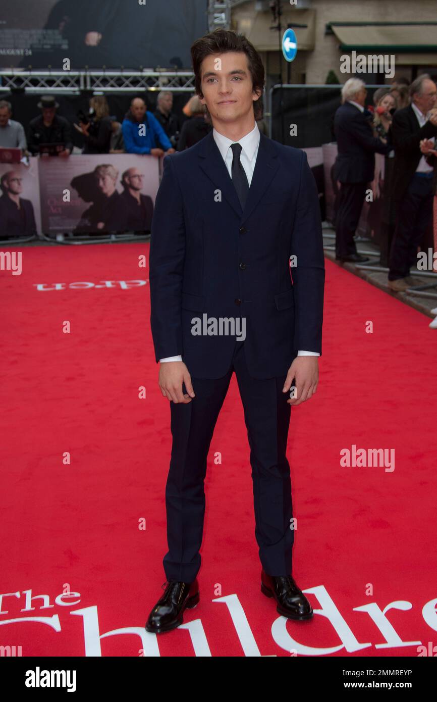 Actor Fionn Whitehead poses for photographers upon arrival at the UK ...
