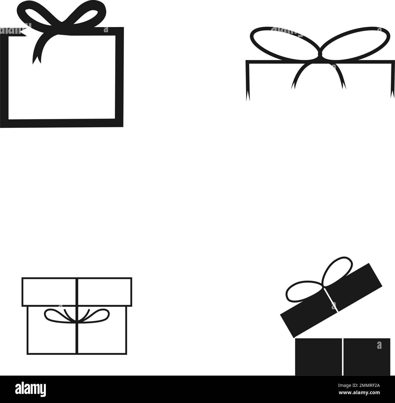 gift icon stock vektor template Stock Vector Image & Art - Alamy