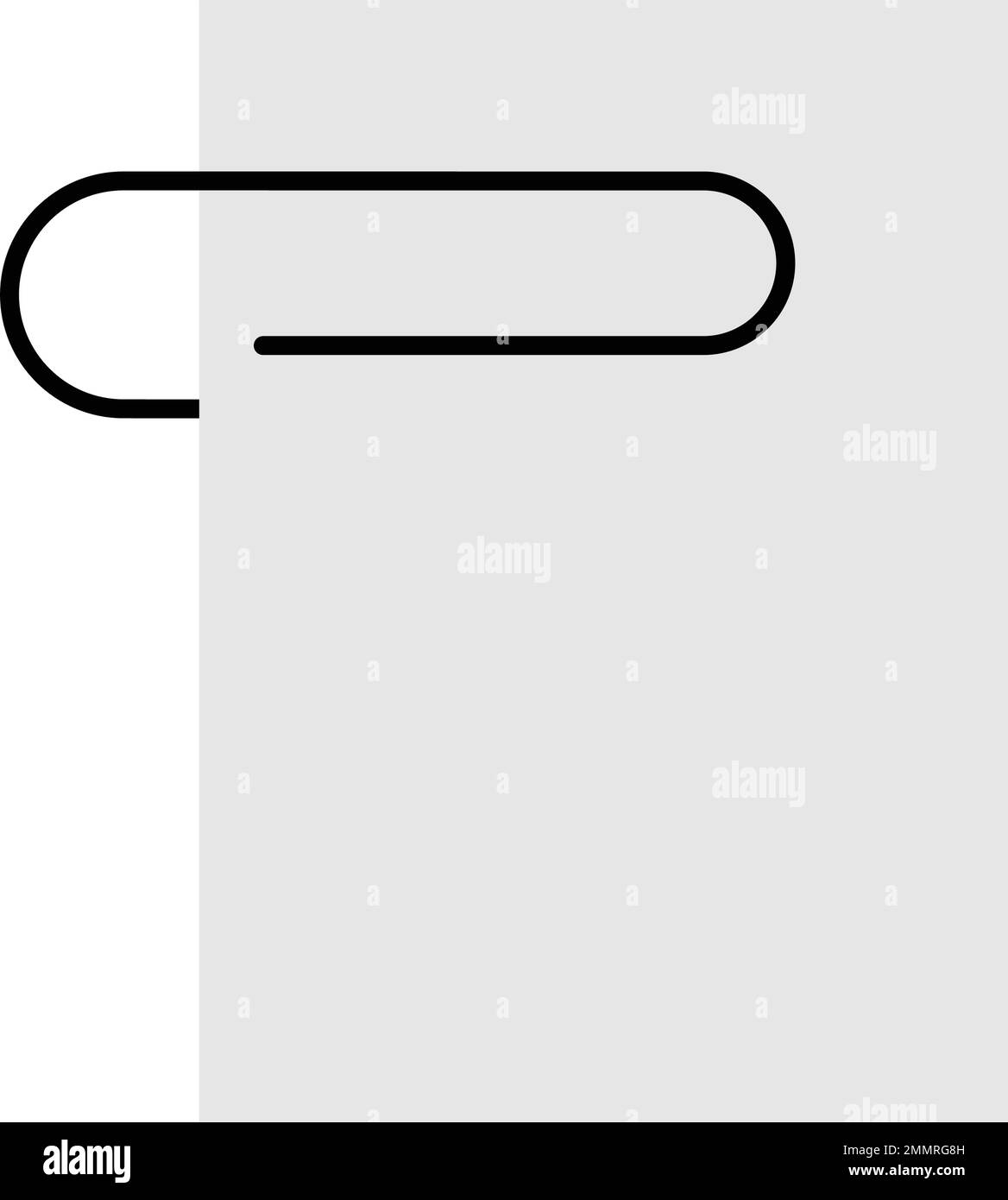 paper clip logo stock illustration design Stock Vector Image & Art - Alamy