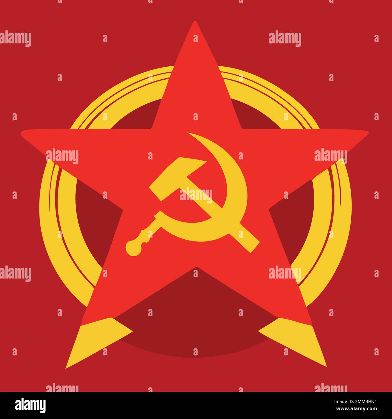 Communist political system Stock Vector Images - Alamy