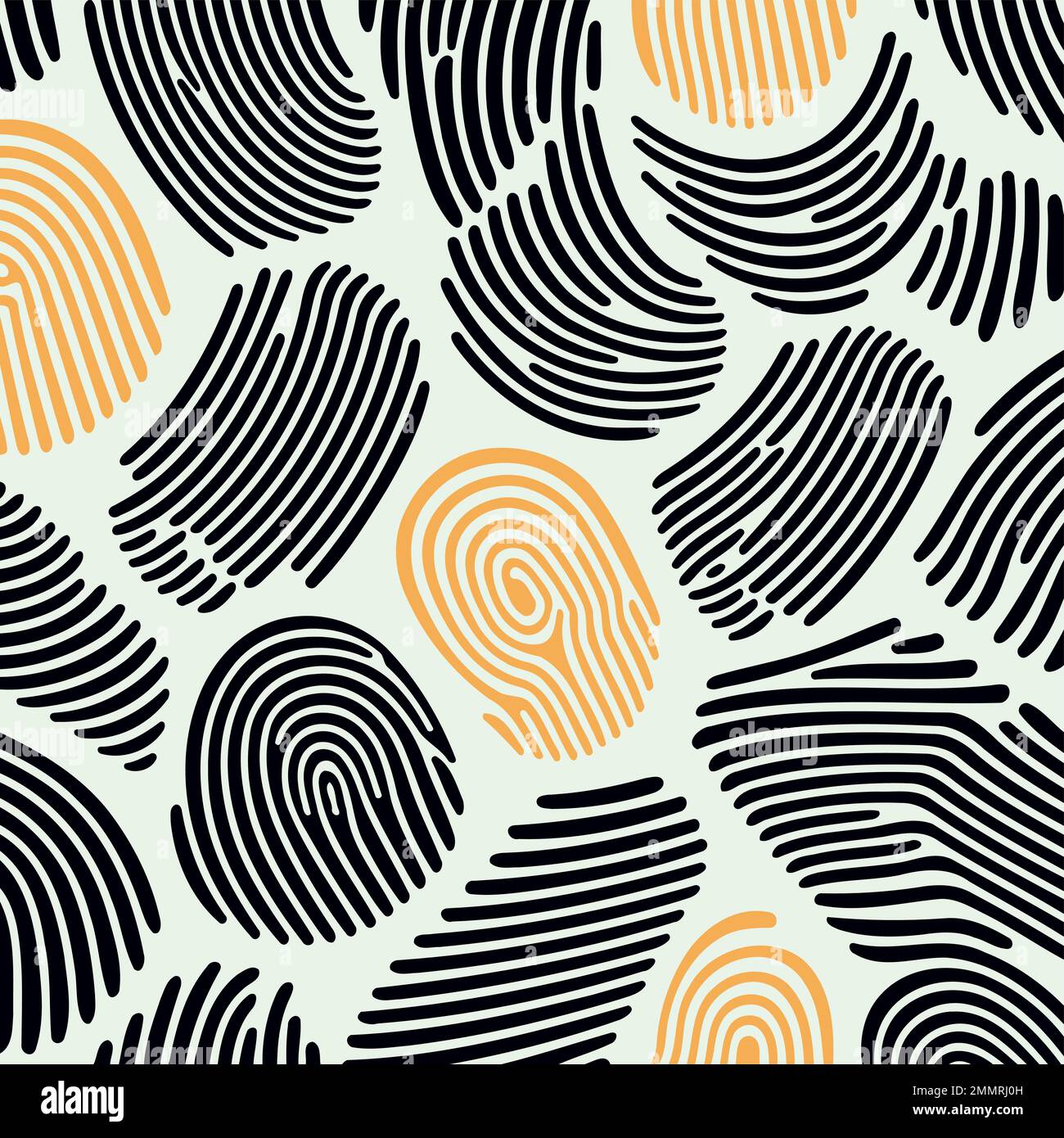 Fingerprint based abstract vector illustration for background Stock ...