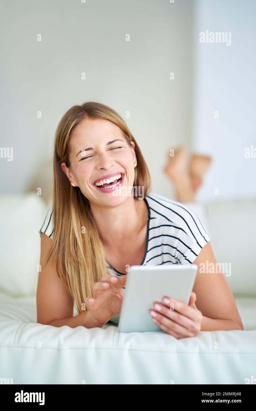Browsing at home hi-res stock photography and images - Alamy