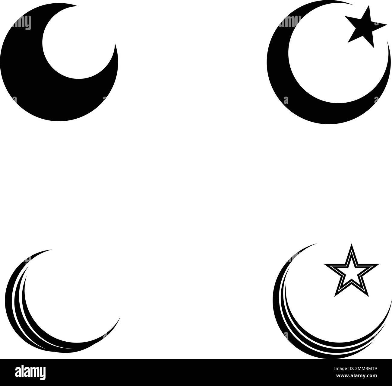 moon logo stock illustration design Stock Vector Image & Art - Alamy