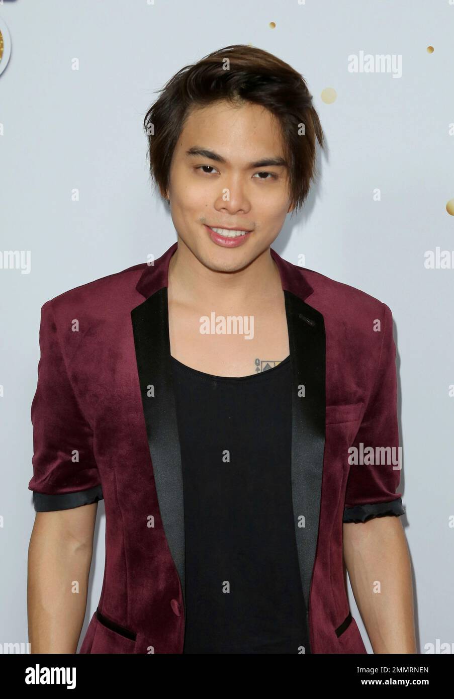 Shin Lim arrives at the "America's Got Talent" Season 13 red carpet at ...
