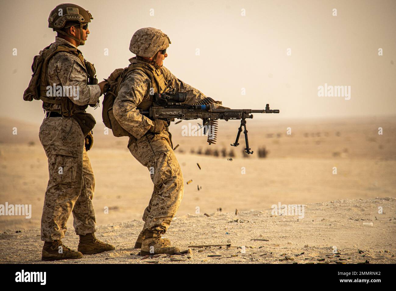 United marine in machine gun hi-res stock photography and images - Alamy