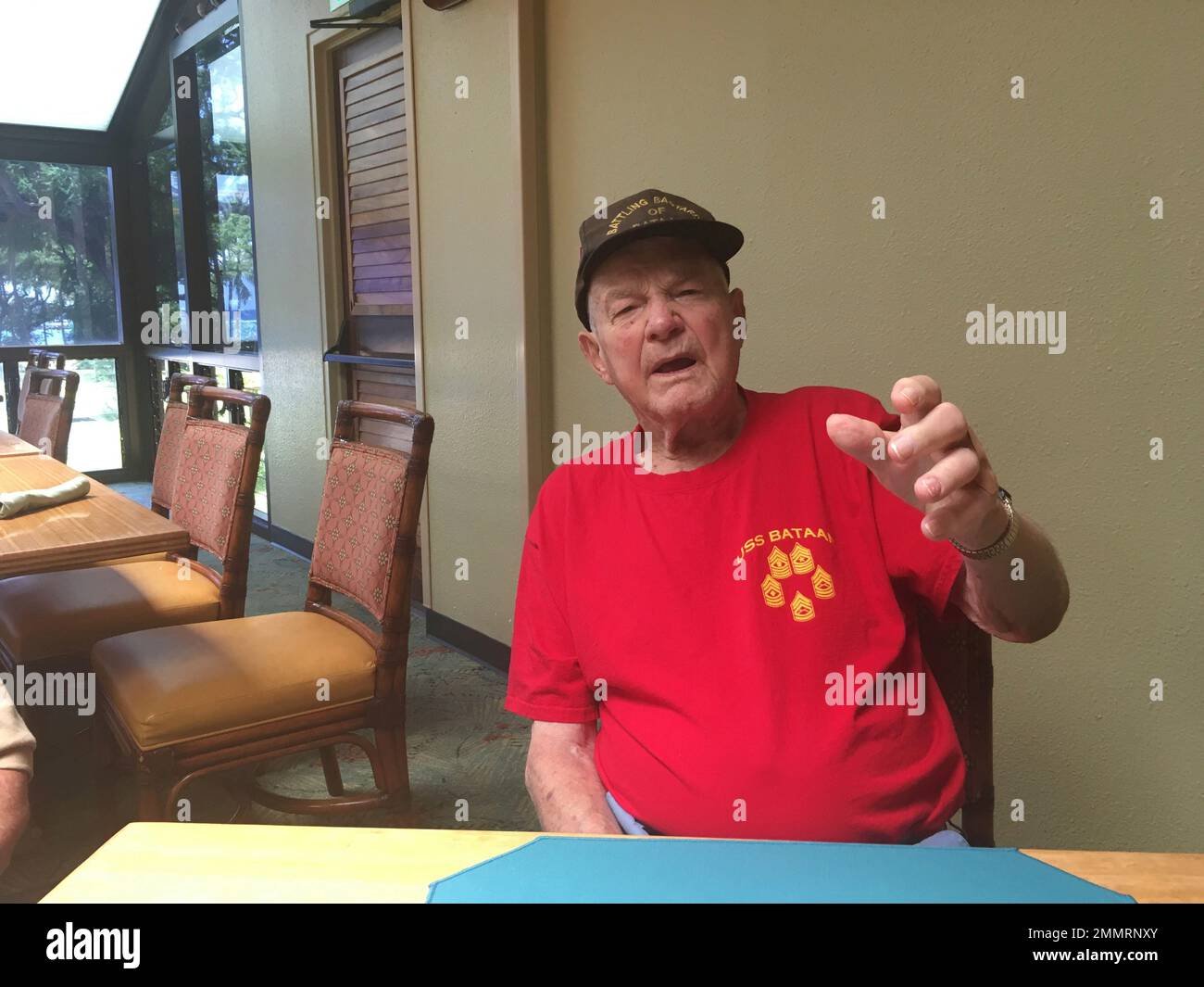 In this Monday, Aug. 13, 2018, photo Daniel Crowley, a 96-year-old U.S ...