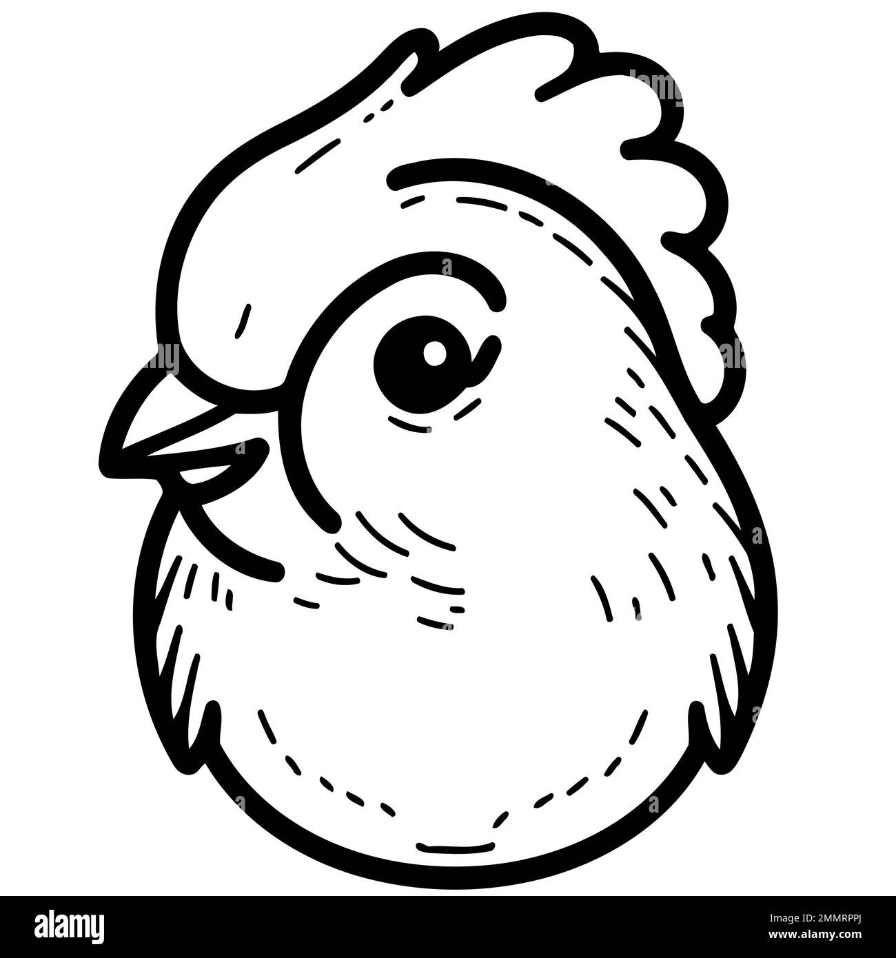 Chicken Face Clipart