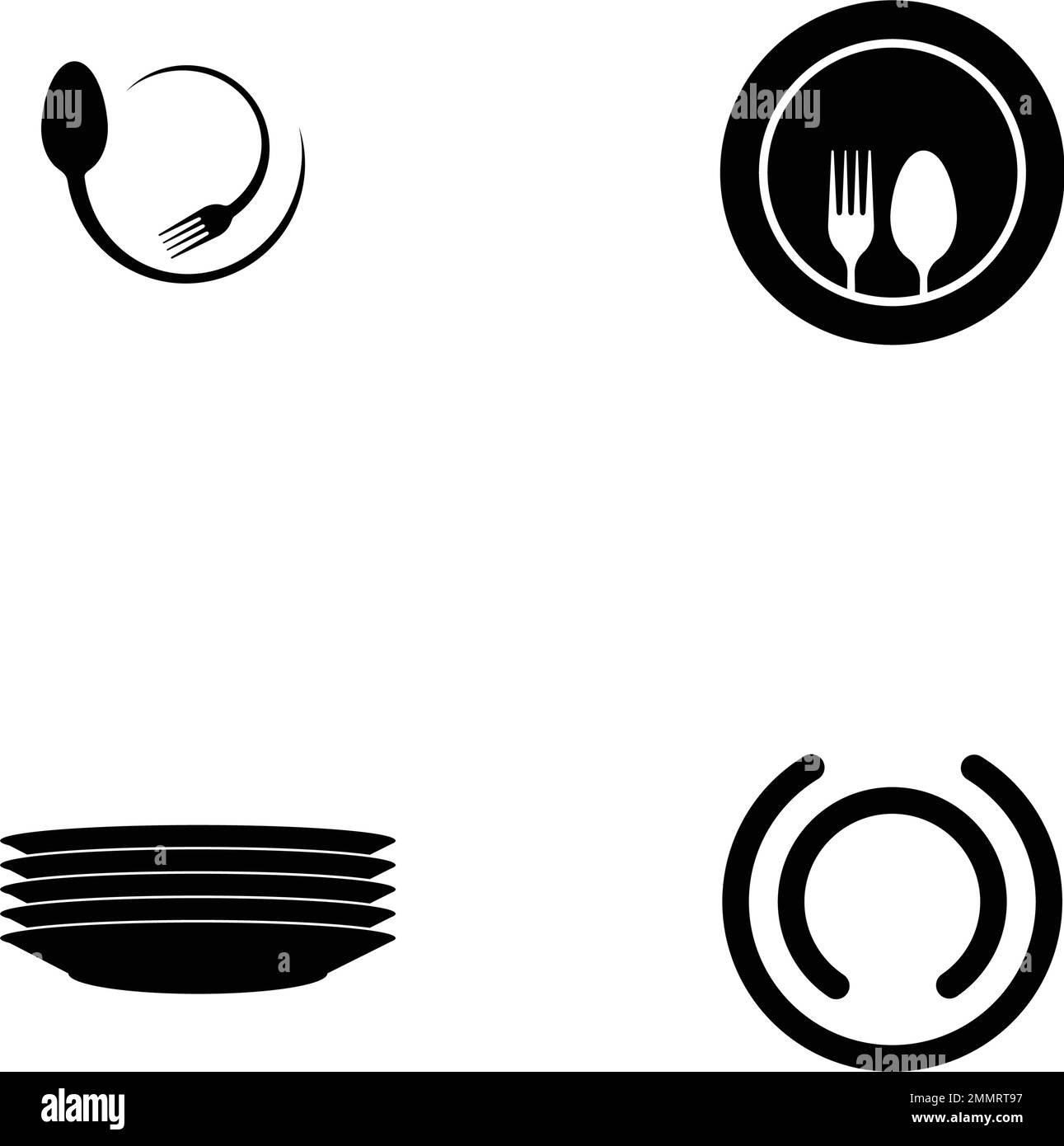 plate logo stock illustration design Stock Vector Image & Art - Alamy