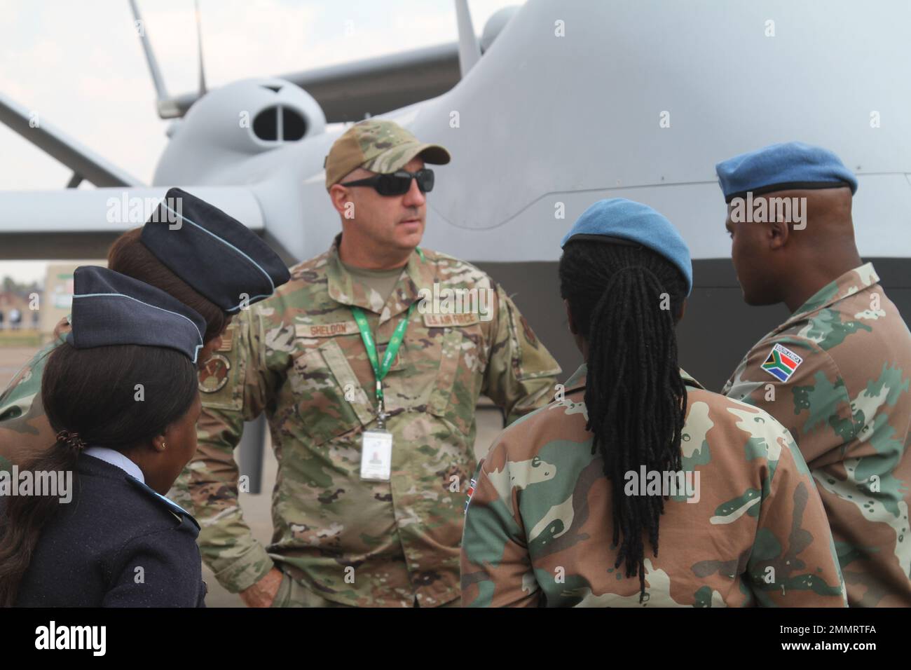 Air Force Master Sgt. John Sheldon , assigned to the New York Air ...
