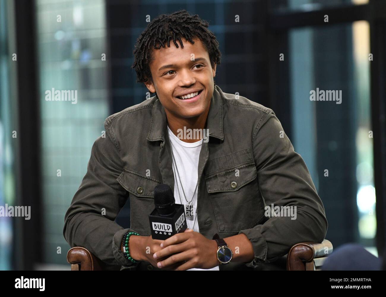 Actor and writer Percelle Ascott participates in the BUILD Speaker ...