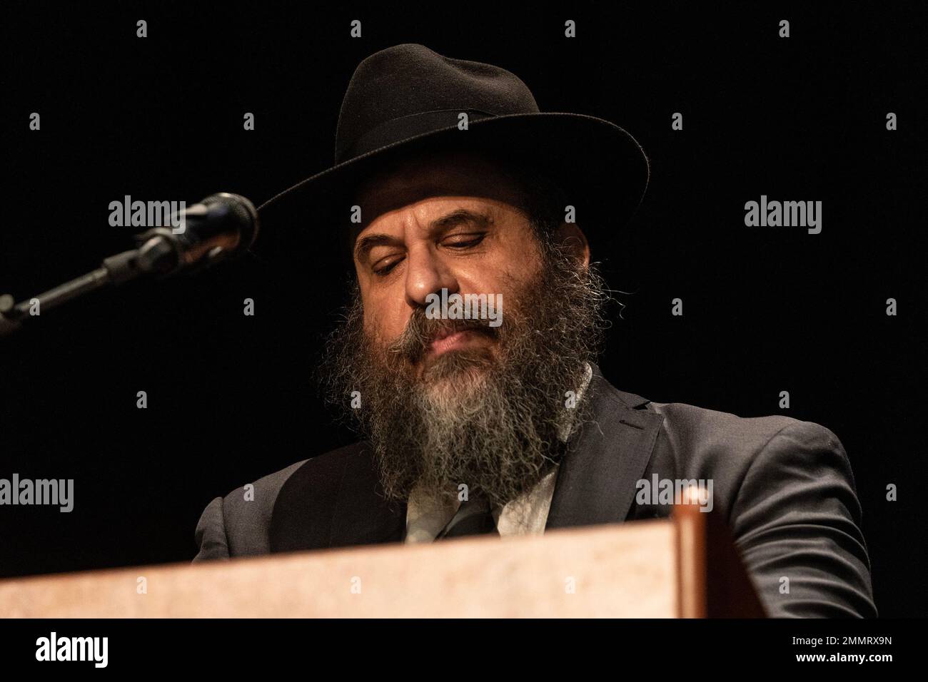 New York, United States. 29th Jan, 2023. Rabbi Efraim Zaltzman of Young ...