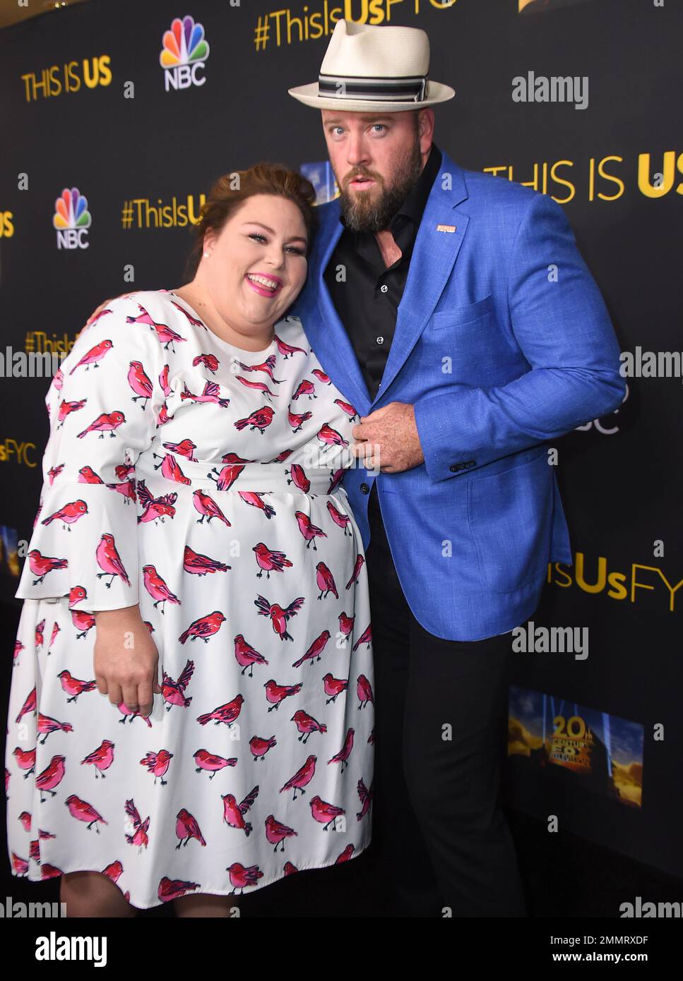 Chrissy Metz, left, and Chris Sullivan arrive at An Evening With "This ...