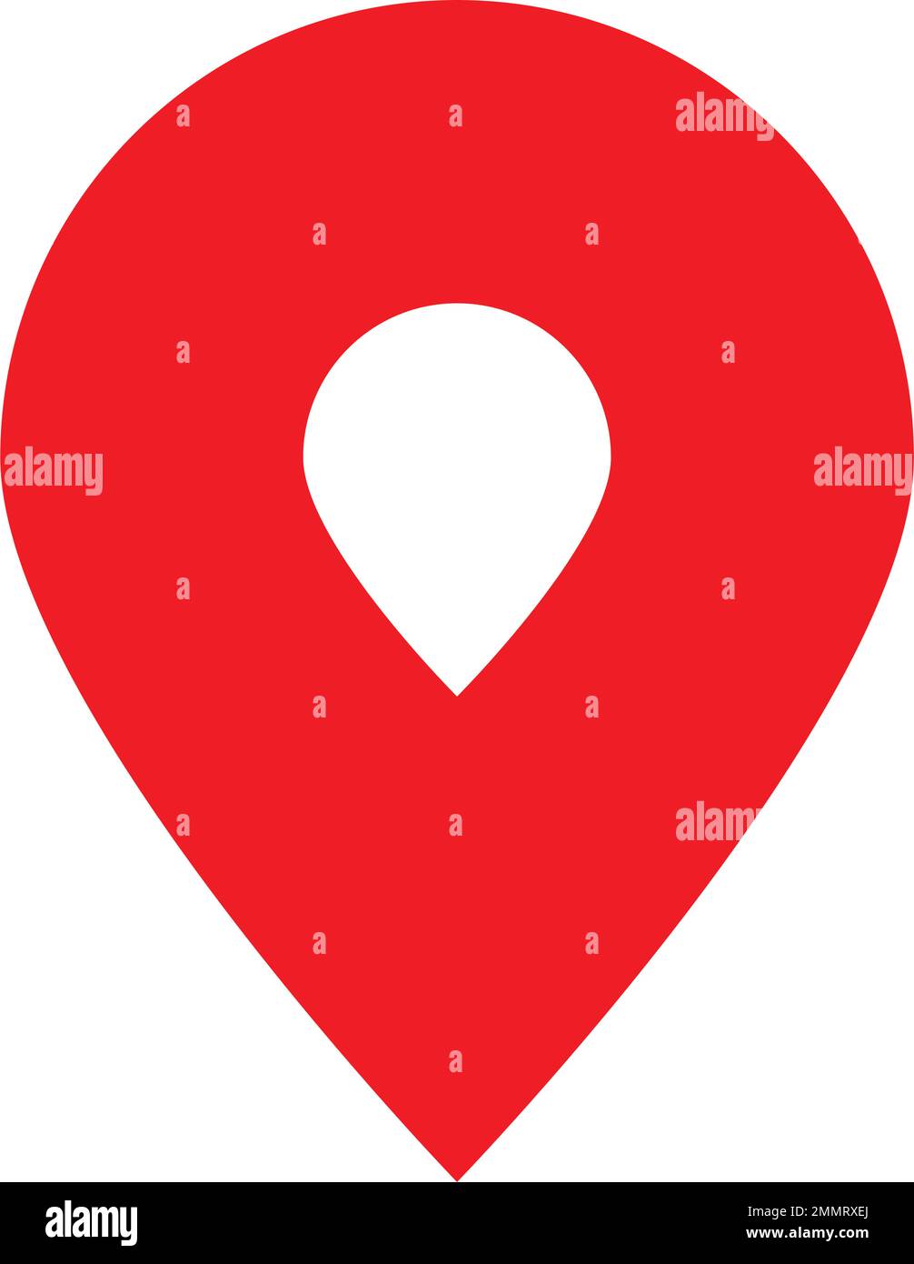 Red pointer sign of location place location vektor template Stock Vector Image & Art - Alamy