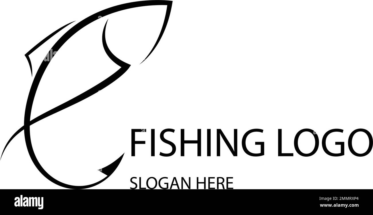 fishing logo stock illustration design Stock Vector Image & Art - Alamy