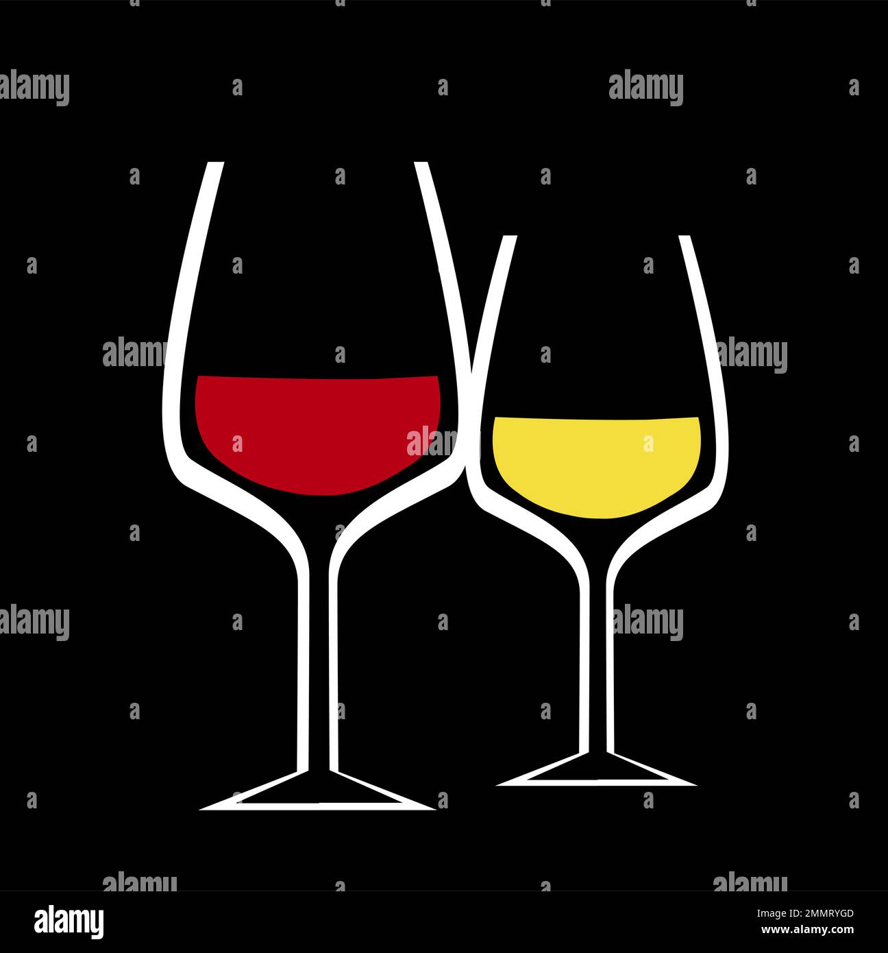 Wineglass with wine vector Stock Vector Image & Art - Alamy
