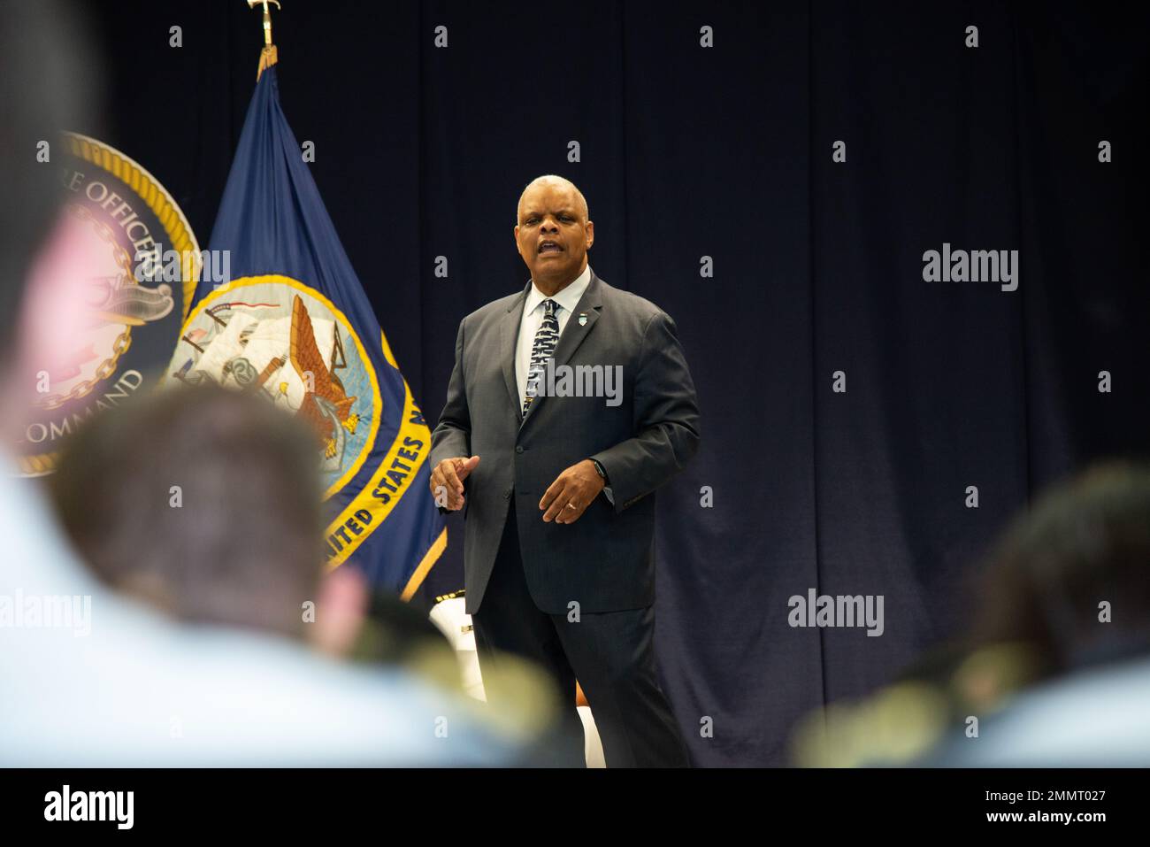 NEWPORT, R.I. (Sept. 22, 2022) Retired U.S. Navy Rear Adm. Sinclair ...