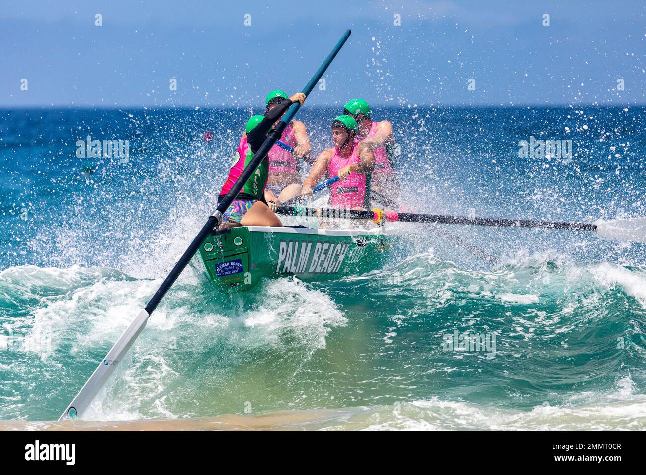 Sydney Northern beaches surfboat carnival at North Narrabeen beach ...
