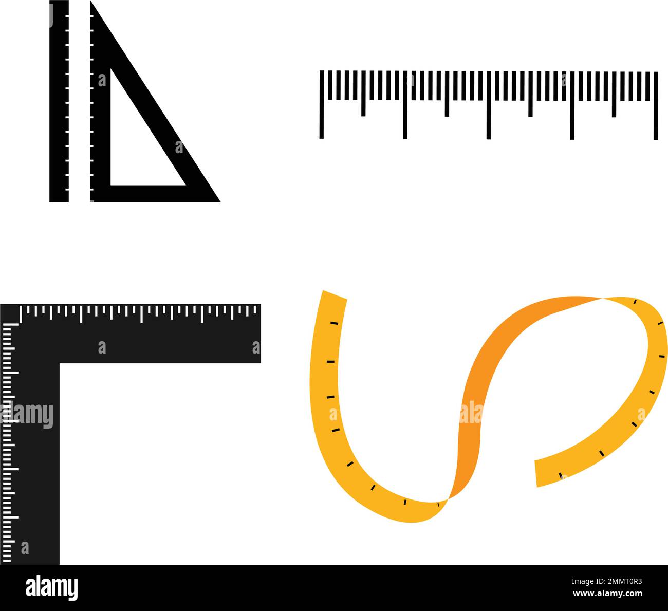 ruler logo stock illustration design Stock Vector Image & Art - Alamy