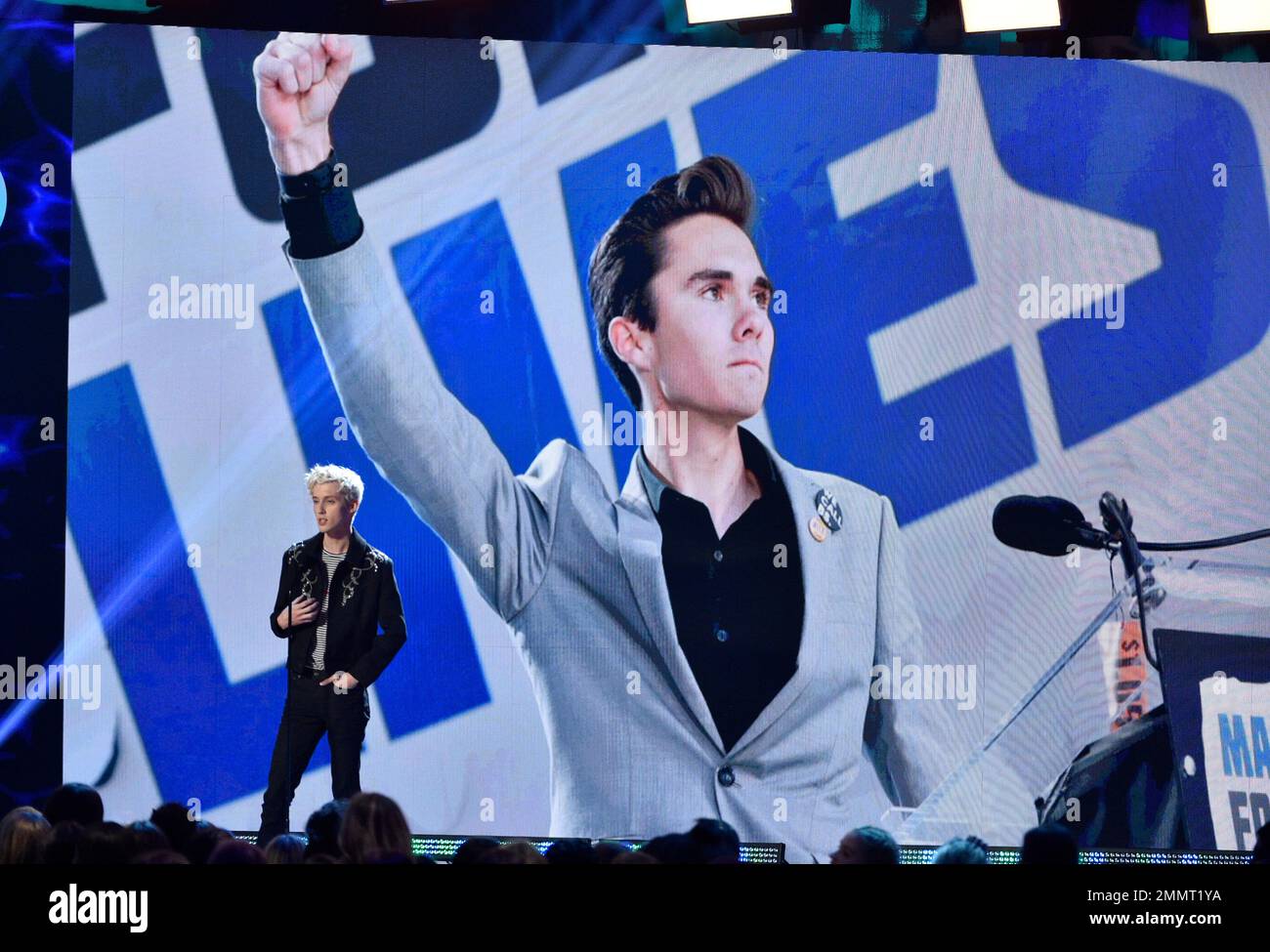 Troye Sivan discusses teen activism at the Teen Choice Awards at The ...