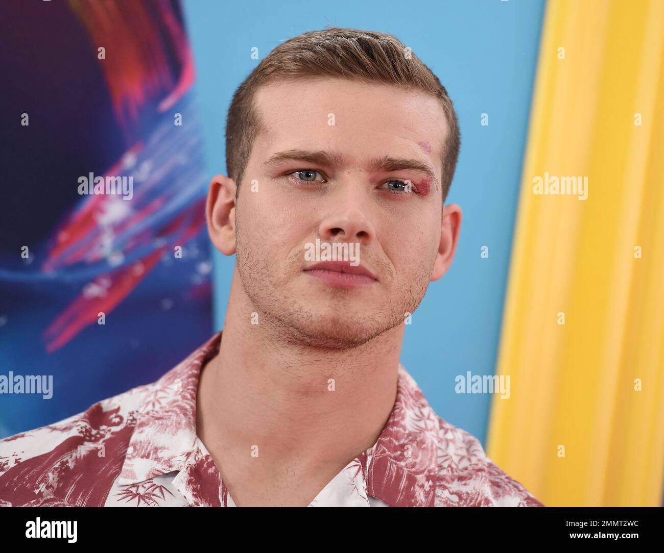 Oliver Stark arrives at the Teen Choice Awards at The Forum on Sunday ...