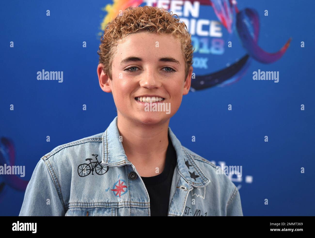 Ryan Mckenna arrives at the Teen Choice Awards at The Forum on Sunday ...