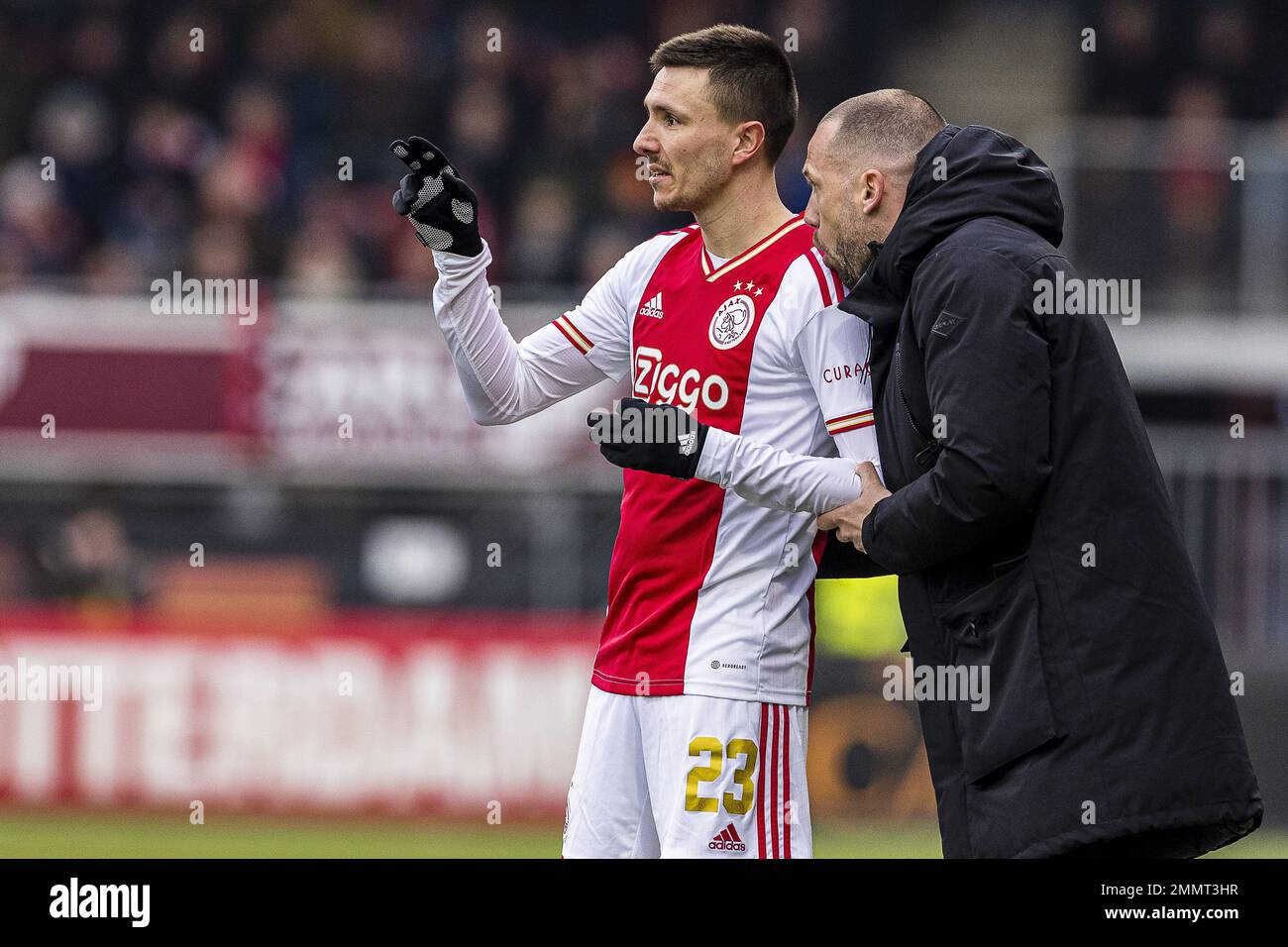 ROTTERDAM - 29-01-2023, Van Donge & De Roo stadion. Dutch football ...