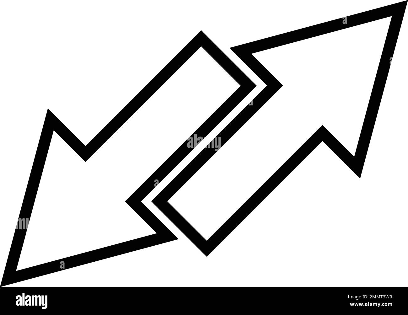 arrow transfer logo illustration design Stock Vector Image & Art - Alamy