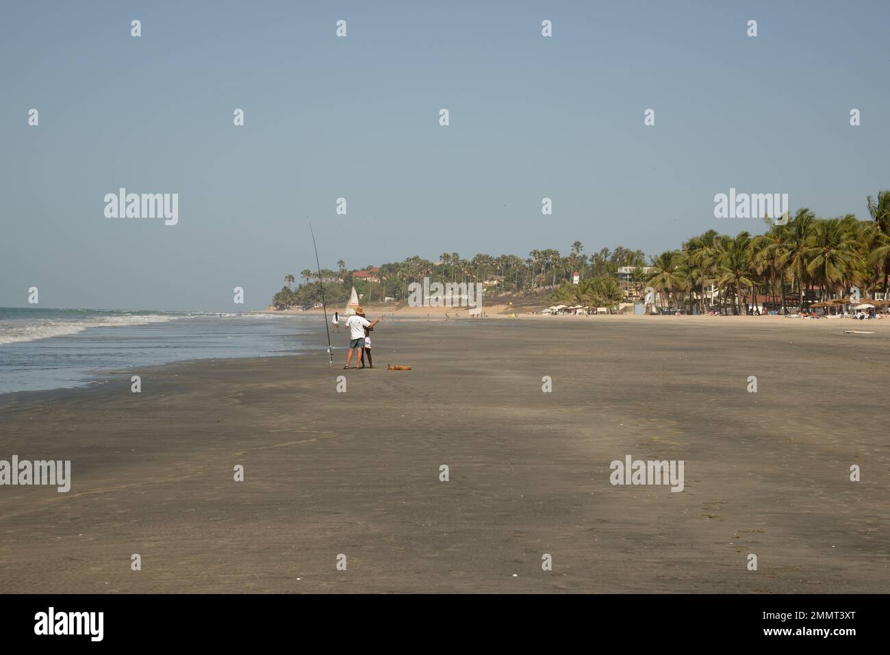 Kotu beach, The Gambia. A popular holiday destination for European ...