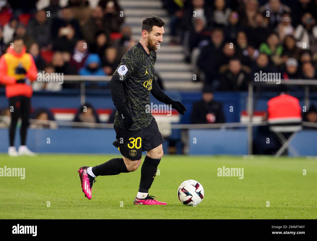 Paris, France. 30th Jan, 2023. Lionel Messi of PSG during the French ...