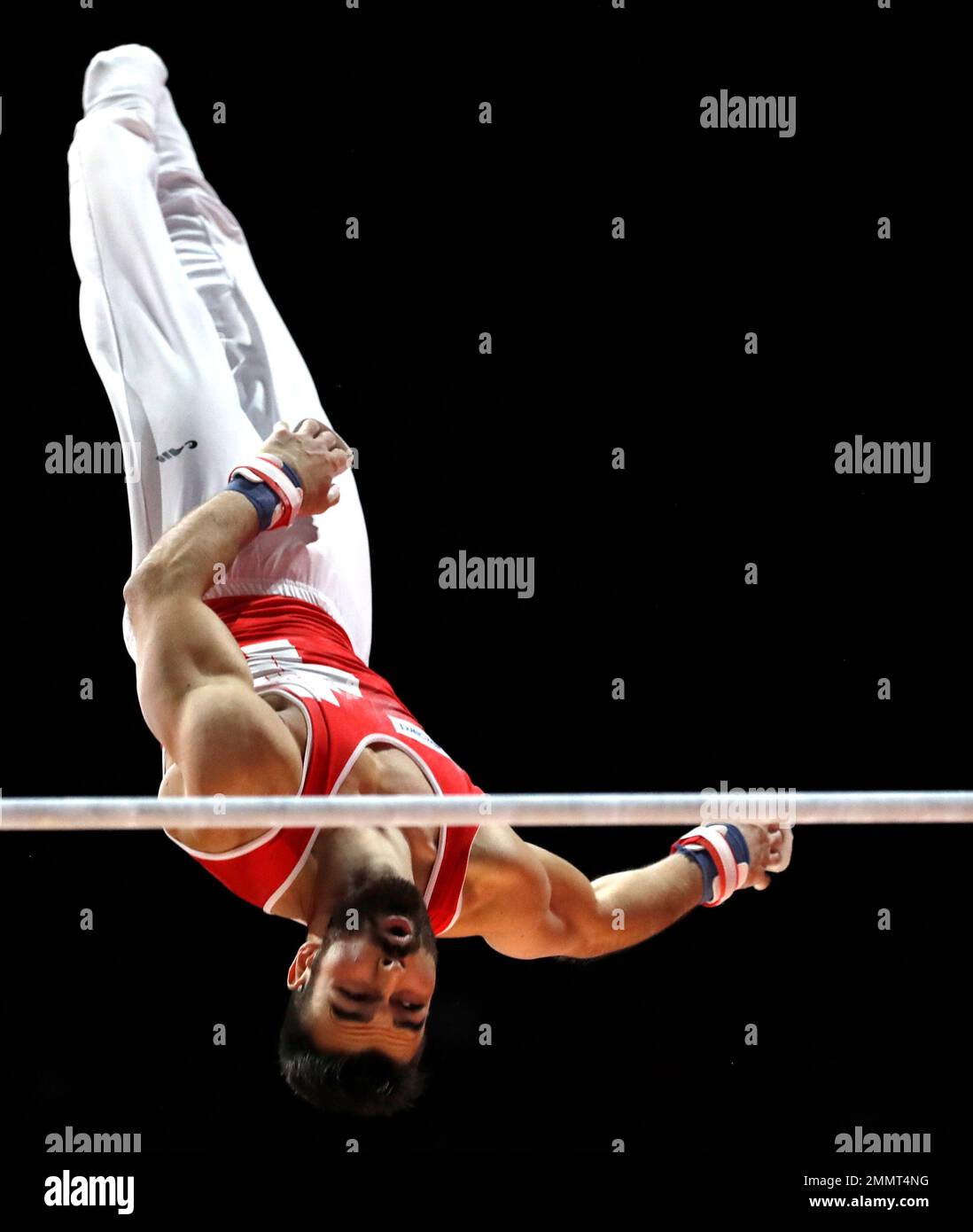 Oliver Hegi of Switzerland on his way to winning the gold medal on the ...