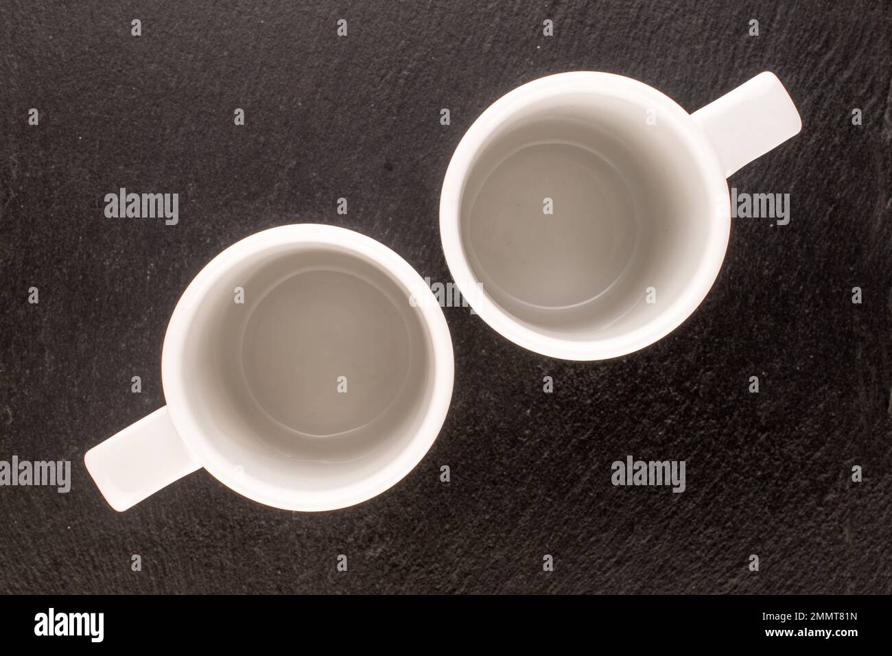 Two porcelain empty cups hi-res stock photography and images - Alamy