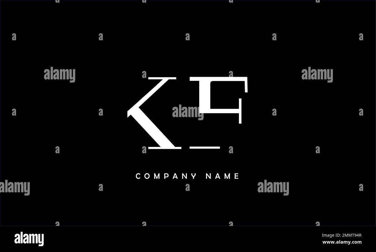 Kf modern logo Stock Vector Images - Alamy