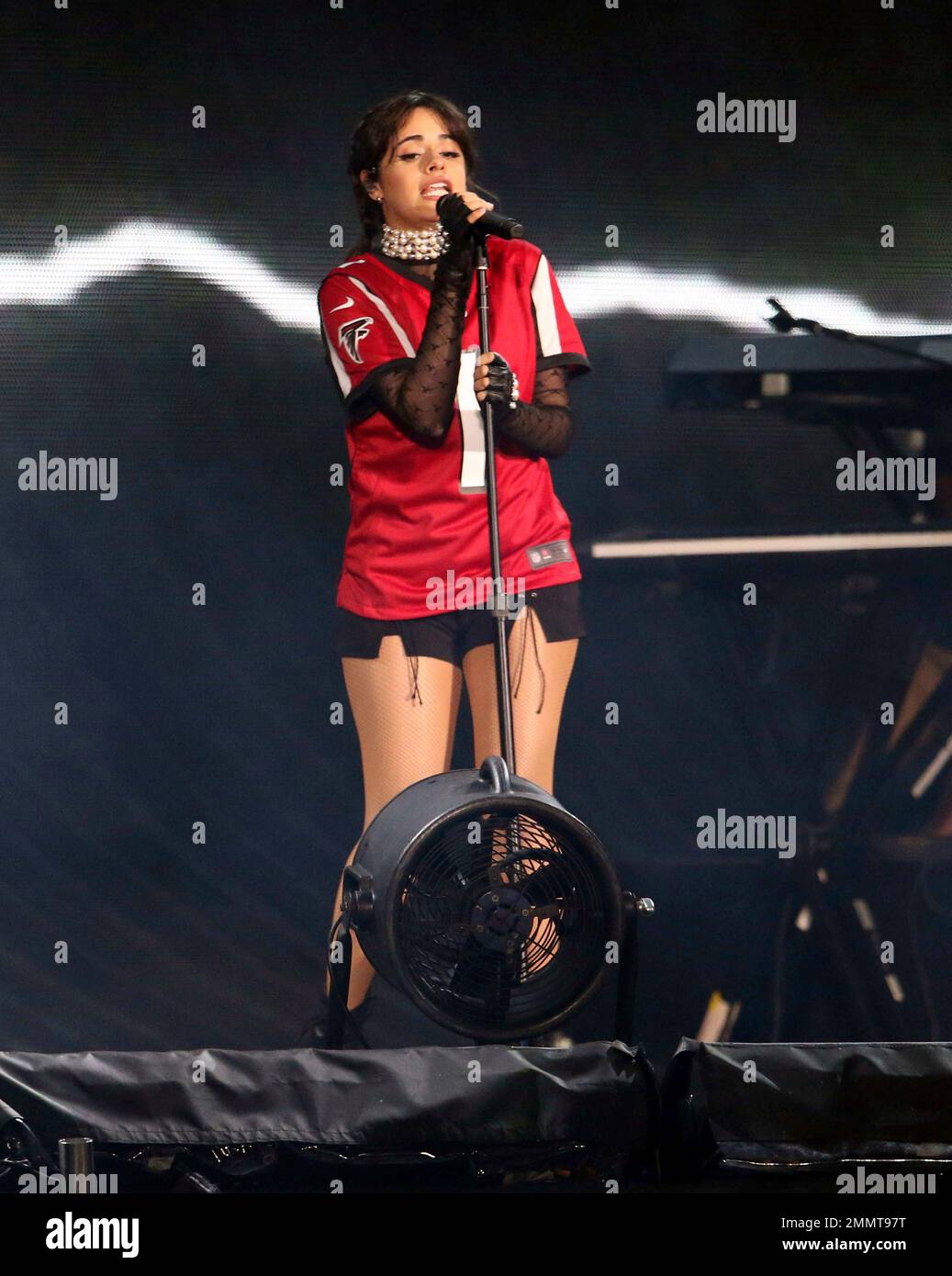 Camila Cabello performs during the Taylor Swift Reputation Stadium Tour ...