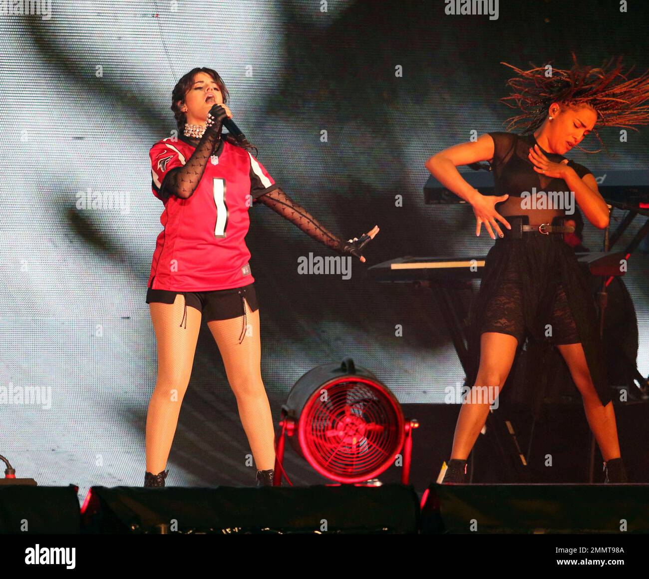 Camila Cabello performs during the Taylor Swift Reputation Stadium Tour ...