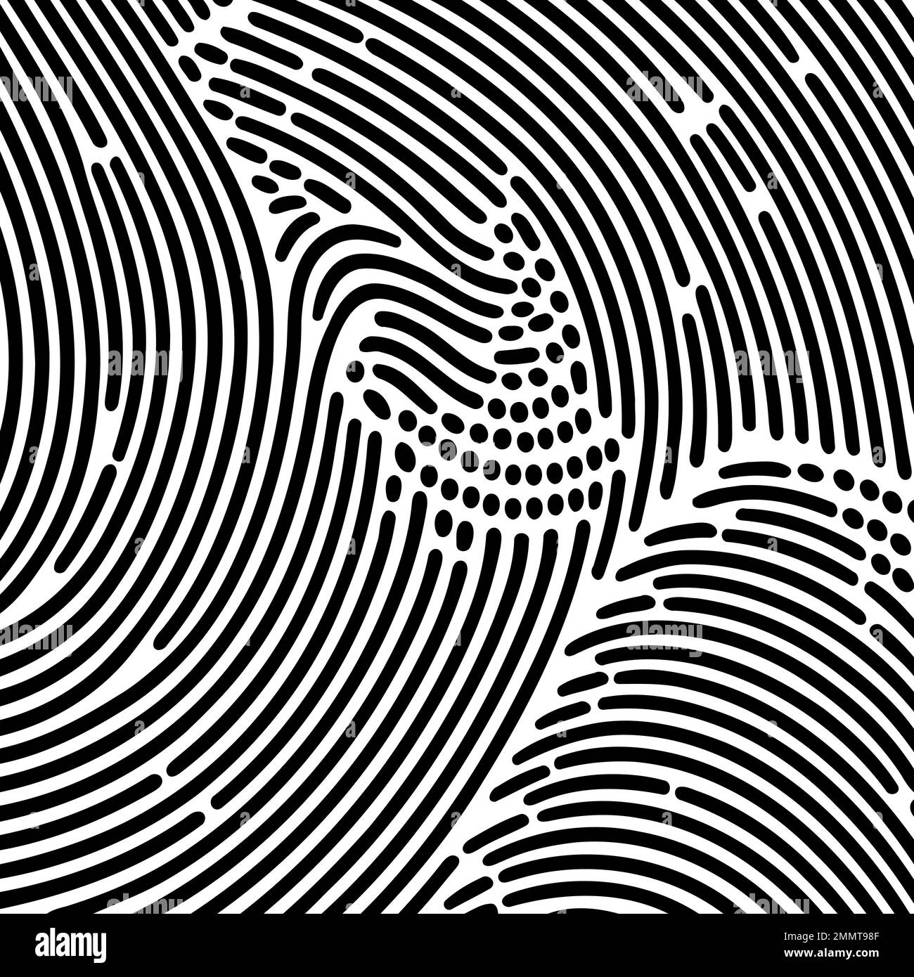 Fingerprint based abstract vector illustration for background Stock ...